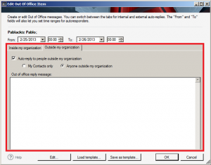 Out of Office erstellen | CodeTwo Out of Office Manager