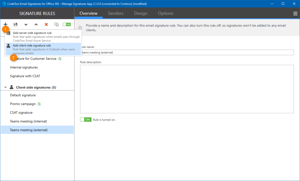 So fügen Sie Ihre Signatur in Einladung zur Teams-Besprechung ein