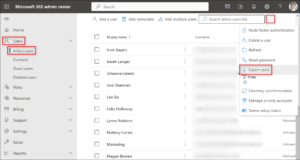Benutzer aus Active Directory exportieren