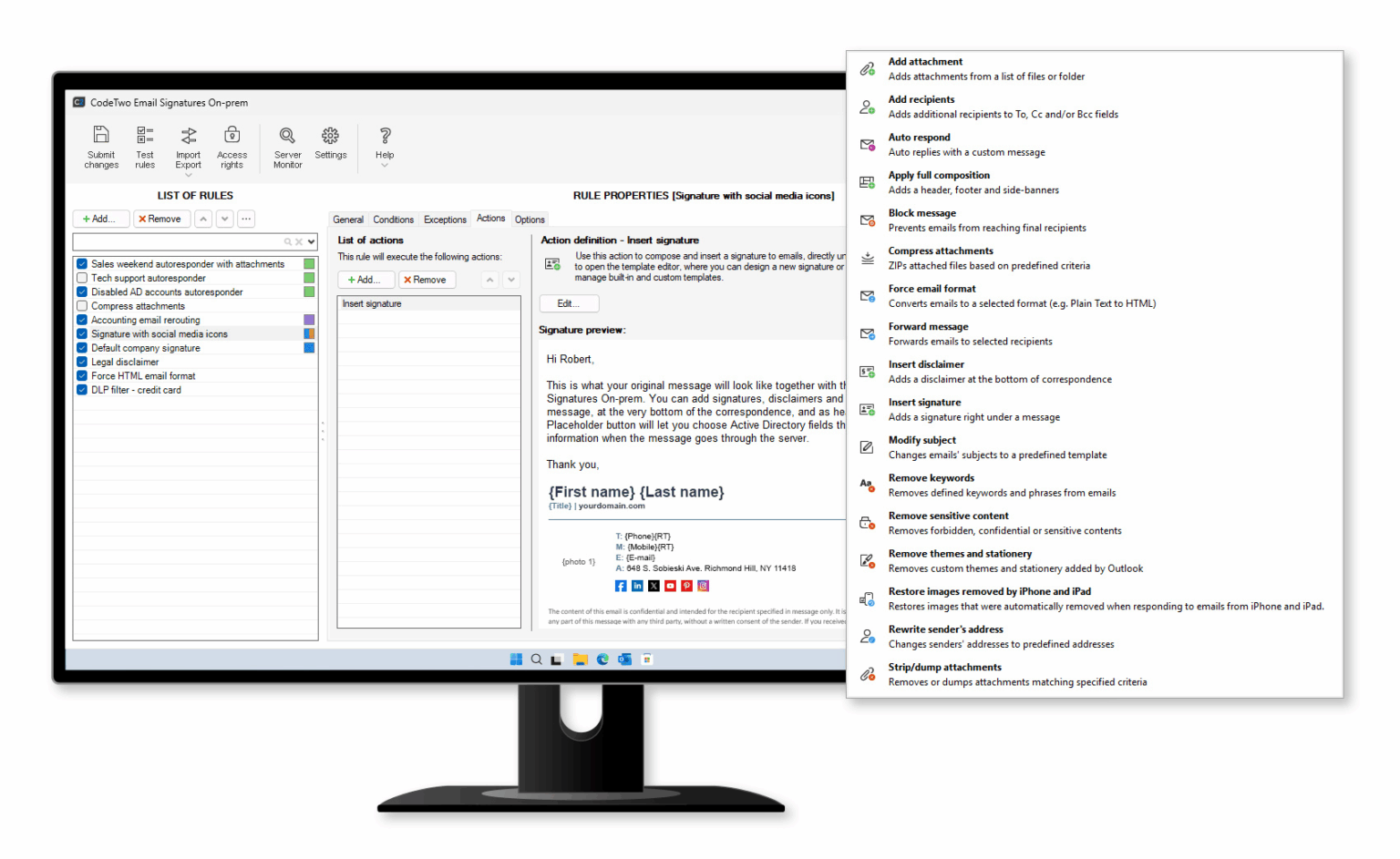 Neues CodeTwo-E-Mail-Signaturprodukt für Exchange Server SE