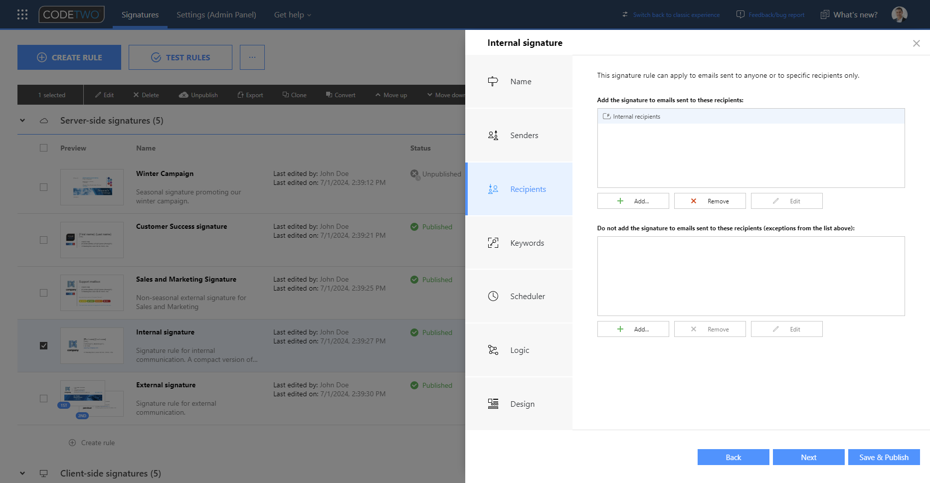 CodeTwo Email Signatures 365 - Screenshots & Videos