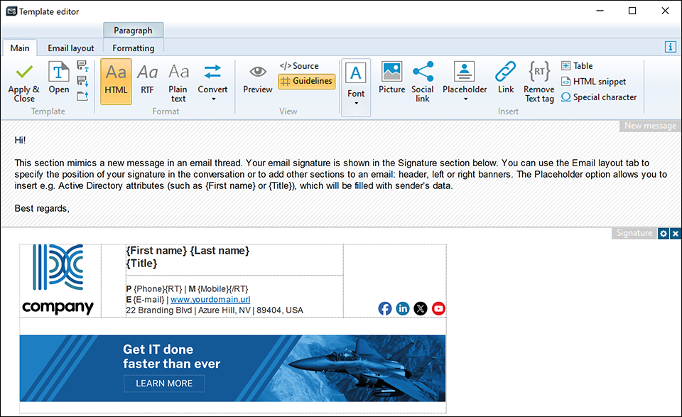 CodeTwo Email Signatures On-prem - Wie funktioniert das?